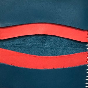 Mix HAIR on LEATHER Hide Scraps, Mix of Different Colors / Textures, 10 ...