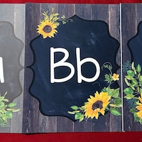 Multiplication Posters Sunflower Farmhouse Classroom Decor - Etsy