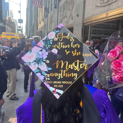 Custom Mommy Mastered It Graduation Cap Topper Personalized - Etsy