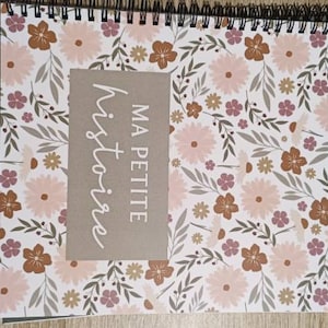 Baby Book, Floral Baby Book, Baby Girl Book, , Baby Girl Memory Book ...