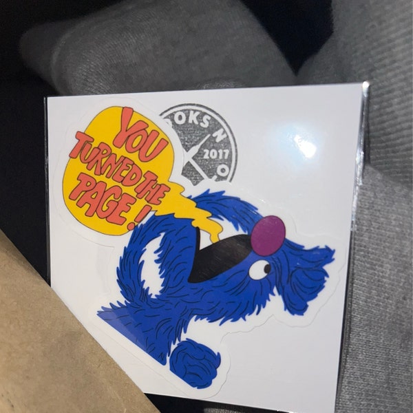 Blue Monster - Nineties 90s Nostalgia Sticker - Millennial Memories ...