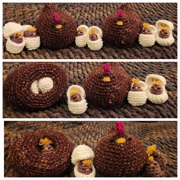 Mama and Mini Mabel Chicken™ CROCHET PATTERN - Etsy