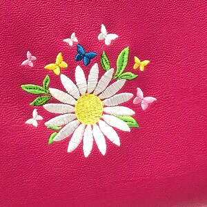 Mini Daisy Flower With Butterflies Embroidery Design 5 Sizes, Flower ...