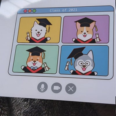 Samoyed Birthday Card/ Samoyed' Birthday Party/ Happy Birthday/ Cute ...