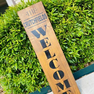 Hello Cursive Welcome Porch Sign Summer Sign Spring Sign - Etsy