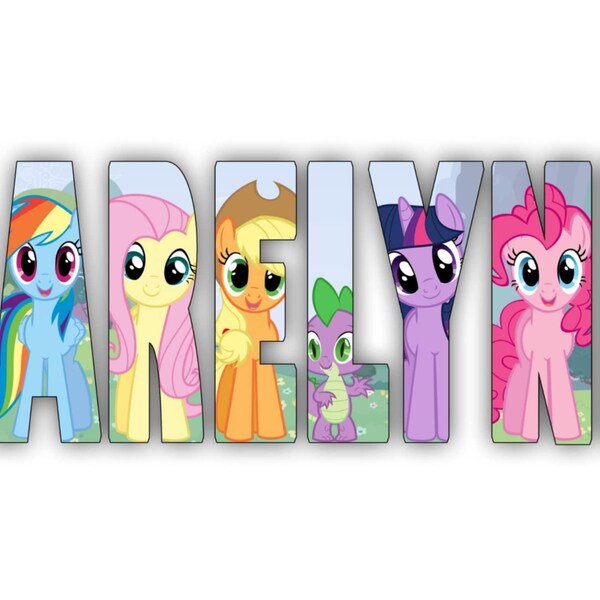 Custom Character Name Art Gift Idea Printable - Other Theme Options - Etsy