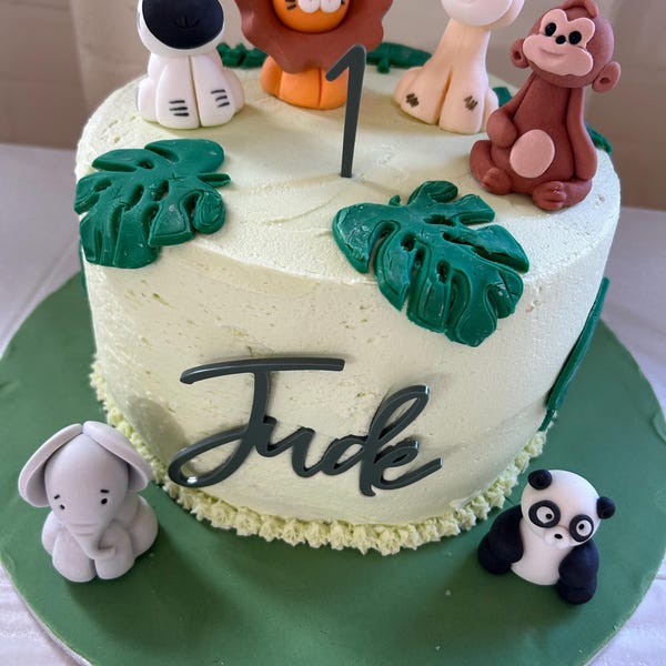 Mermaid Clam Shell Cake Topper - Personalised Name - Sea Theme Acrylic ...