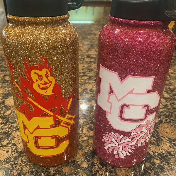 80s Retro Drip Glitter Tumblers - Etsy