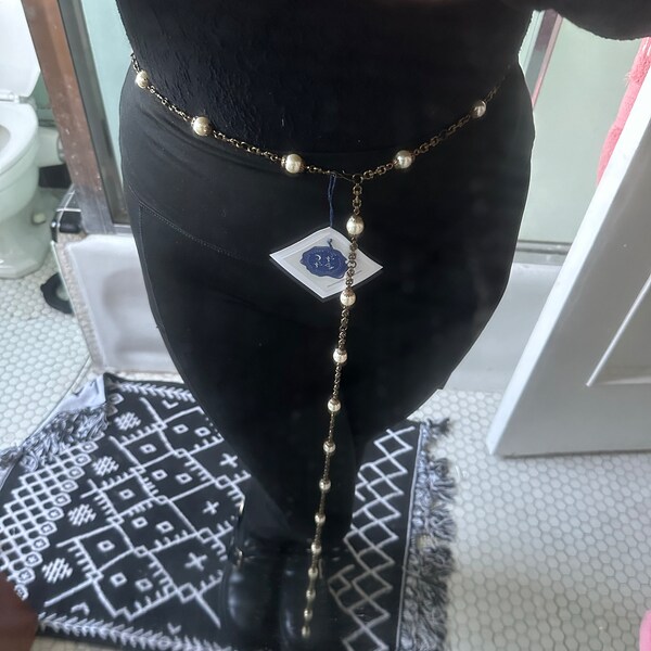 Renaissance Girdle, Gold Chain Belt, Medieval Belt Women, Cosplay ...