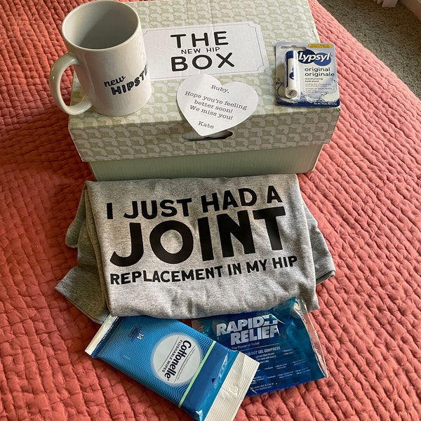 Knee Replacement Surgery Gift Box, Funny Knee Surgery Gift Basket, Knee ...