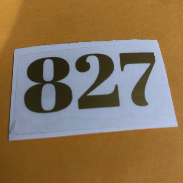 House Number Decal, Home Address Front Door Decal, Mailbox Number ...