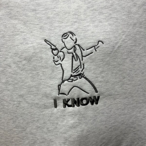 Han Solo i Know From Star Wars the Force Awakens Sketch Digital ...