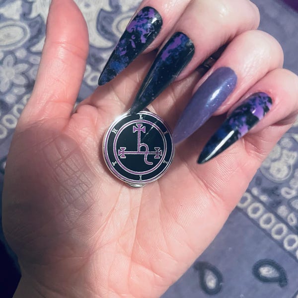 Bathin Sigil Necklace // Ars Goetia Demon Seal// Lesser Key of Solomon ...