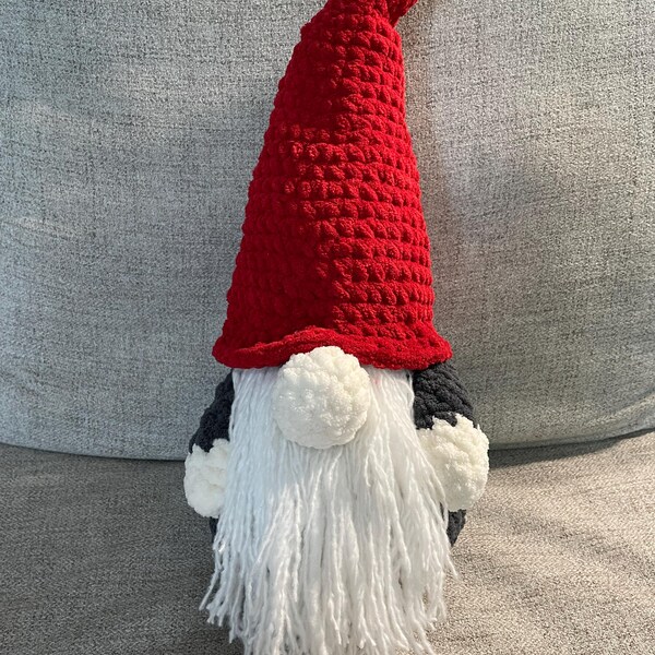 PATTERN: Plush Gnome Pattern Amigurumi Chunky Gnome Pattern Crocheted ...