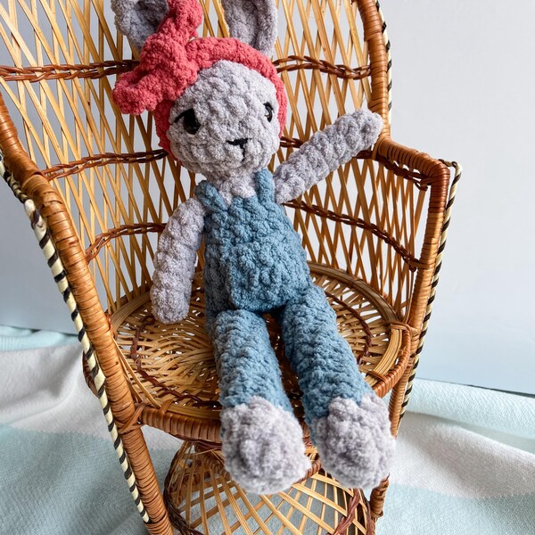 Plush Beth Bunny Mermaid Tail Mod CROCHET PATTERN fable Collection - Etsy