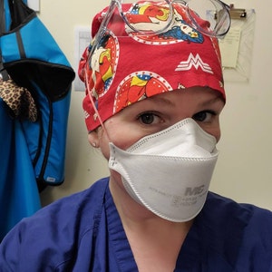 Women's Surgical Cap Scrub Hat Chemo Cap Patch Pattern - Etsy