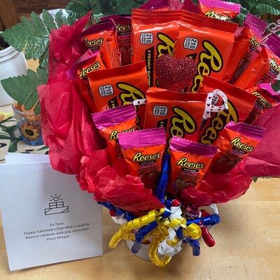 Snickers Valentines Candy Bouquet Valentine Candy Bouquet Candy Bar ...