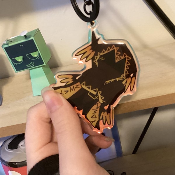 Rainbow Holographic Roblox Forsaken Survivors Keychains Builderman ...