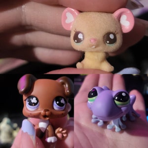 LPS Cute Jumbo Monkey Authentic Littlest Pet Shop Hasbro Collector Toys ...