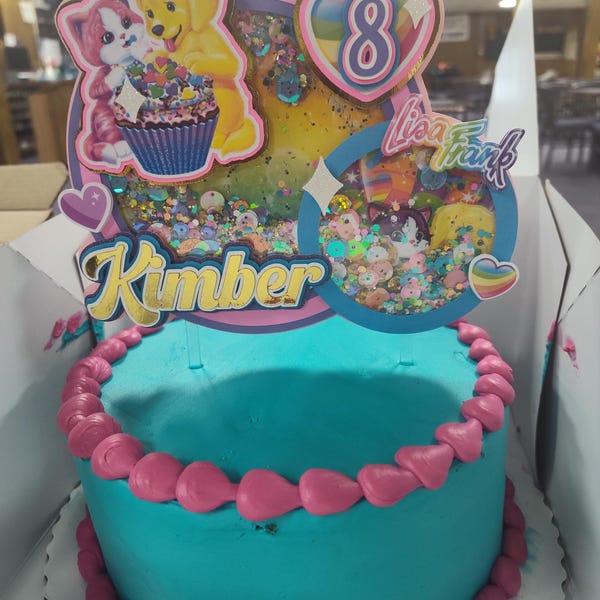 Lisa Frank Birthday Cake Topper, 90s Birthday Cake Topper, 90s ...