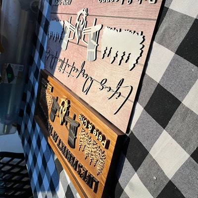 Custom Wood Shop Name Sign Personalized Garage Sign Large Wooden ...