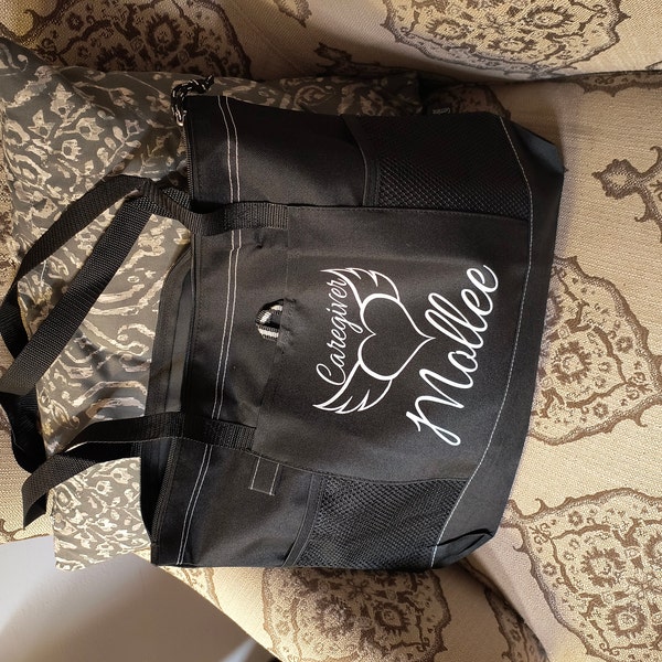 Cheerleading Coach Tote Bag, Personalized Coach Bag With Name ...