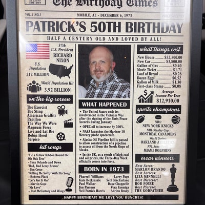 1979 the Year You Were Born, Back in 1979 Poster, What Happened in 1979 ...