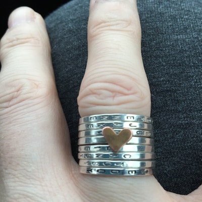 Design Your Own: Personalized Sterling Silver Ring - Etsy