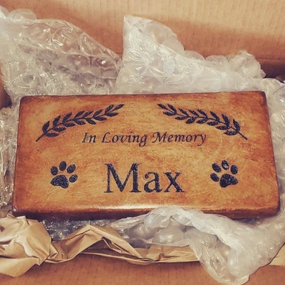 Personalized Engraved Memorial Stone 11.5x 5.5 in Loving Memory With ...