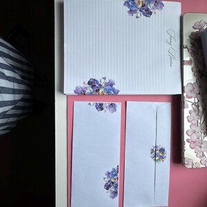 Cute Stationery Set Personalized Notepad and Envelopes Perfect Letter ...