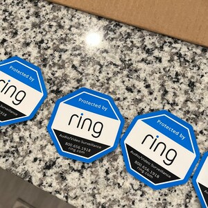 Blink Security Yard Sign With 4 Window Stickers - Etsy