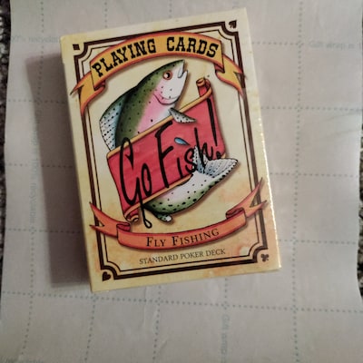 Fish Playing Cards Fly Fishing Poker Deck Illustrated Trout - Etsy