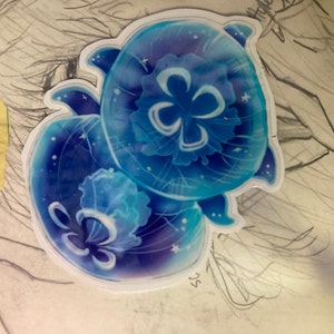 Moon Jellyfish Translucent Vinyl Stickers - Etsy