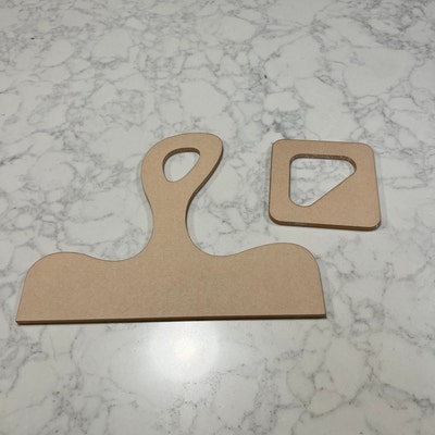 Modern Charcuterie Board Handle Template Laser Cut Acrylic - Etsy