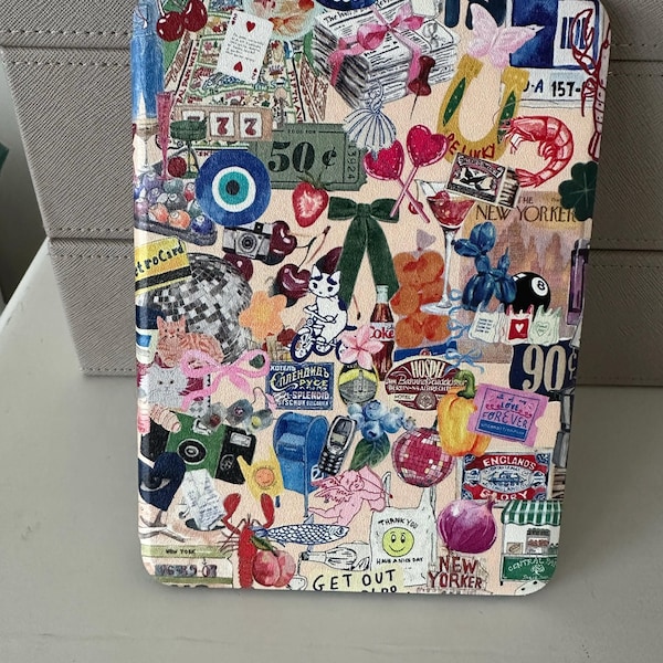 Starry Night Cat Personalised Case Cover for Kindle Paperwhite 1/2/3/4 ...