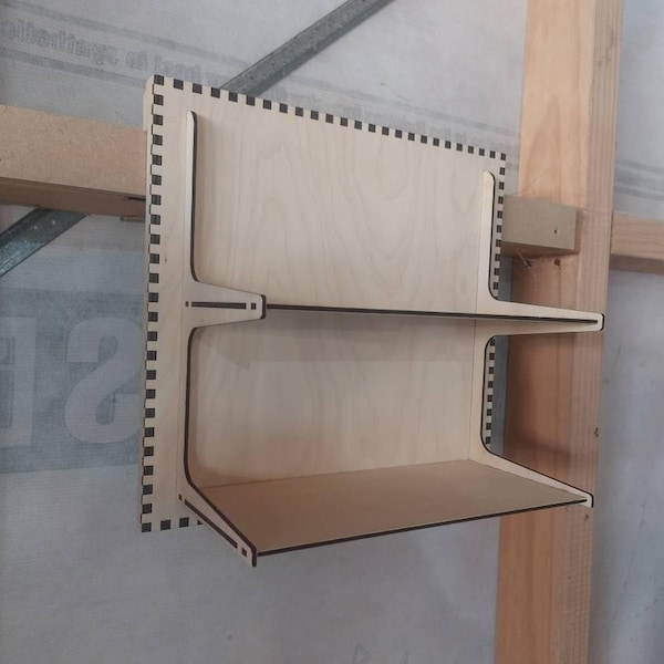 French Cleat Hex Bit Holder Laser Cut Files | DIY Drill & Driver Bit ...