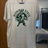 Retro Gruff Sparty MSU Michigan State Spartans Logo Vinyl Car Decal ...