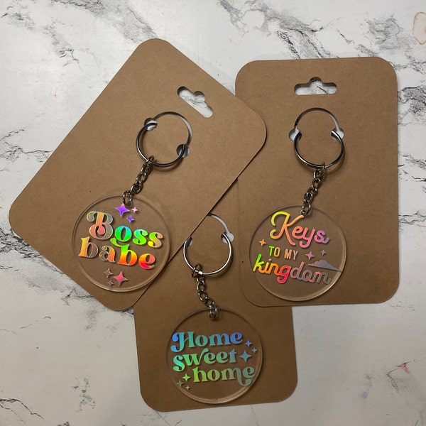 Funny Quote for Keychain SVG Bundle | Round Keychain SVG | Key Chain ...