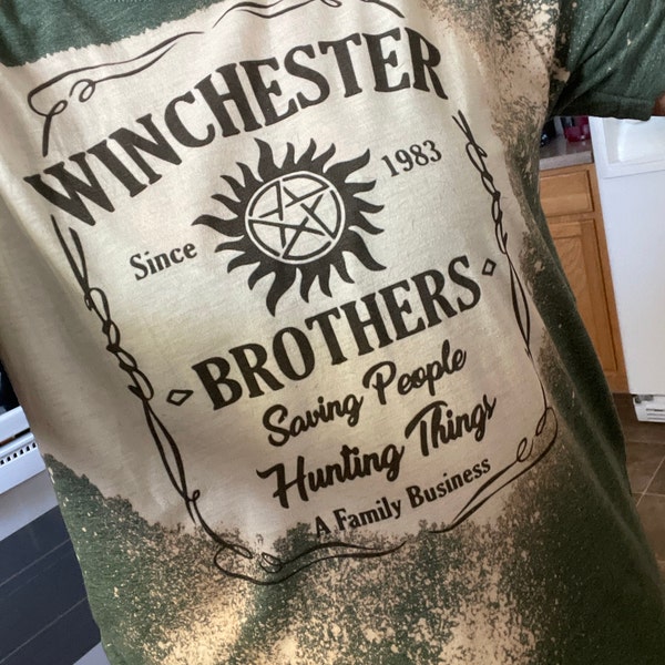 Supernatural Shirt, Womens Supernatural Shirt, Winchester Brothers ...