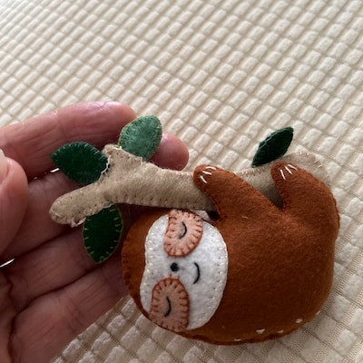 Plush Animal Sloth PDF Pattern DIY Sewing Tutorial Pdf, Svg, Eps Files ...