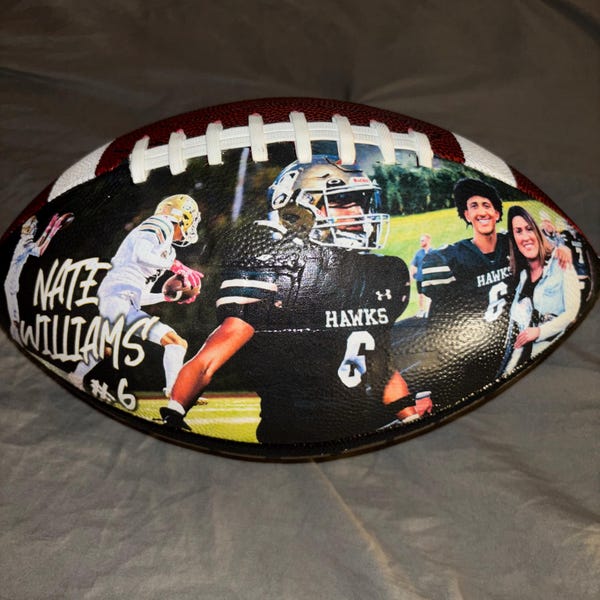 TEMPLATE - Customizable Football Panel Template - Etsy