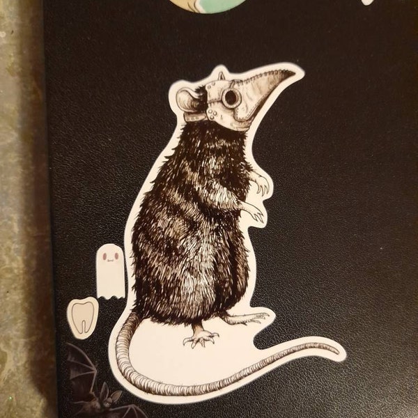 Plague Rat Sticker - Vinyl Sticker - Etsy UK