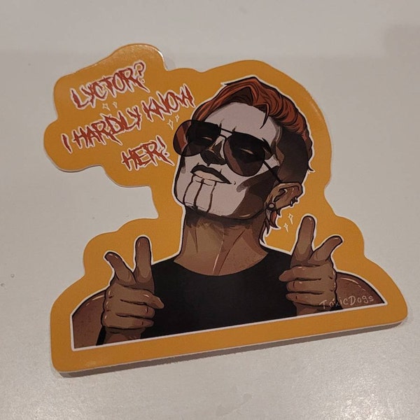 Lyctor I Hardly Know Her Sticker - Etsy