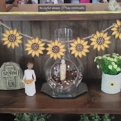 Chunky Wood House, Spring Flower Shop, Spring Tiered Tray, Spring Shelf ...