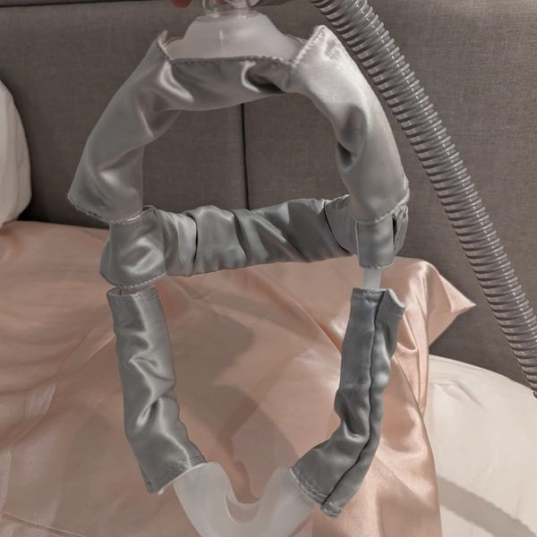 Mulberry Silk CPAP Headgear Cover: Dreamwear, Airfit N30i/p30i ...