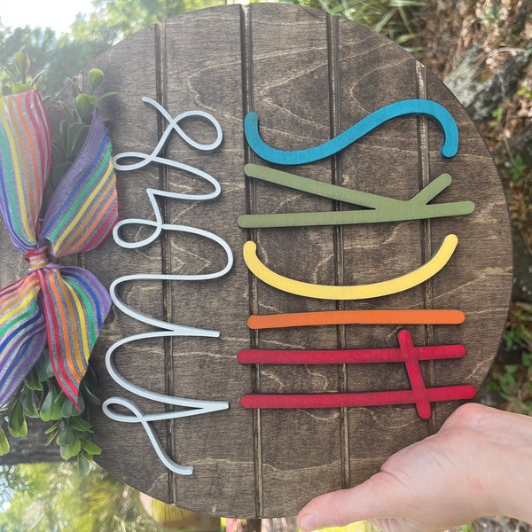 Teacher Gift,3d Cut Name Sign Classroom Decor- Teacher Graduation Gift ...