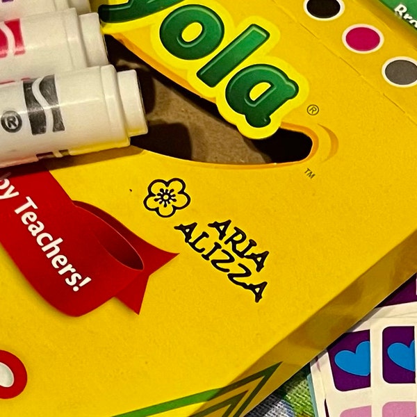 Teacher Name Stamps, Permanent for Any Surface, Personalized Teacher ...