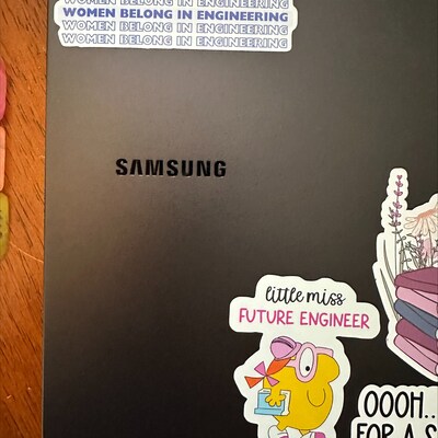 Engineer Library Card Sticker Female Engineer Engineering Empowerment ...