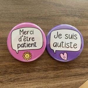 ADHD Badge Set INCLUDES 6 Badges Badge Packs ADHD Gift - Etsy