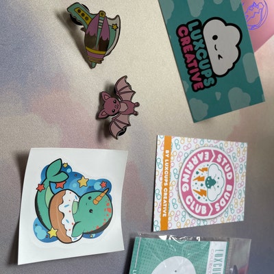 Pink Bat Enamel Pin Hard Enamel Pin Bat Pin Vampire Bat Pin Badge ...